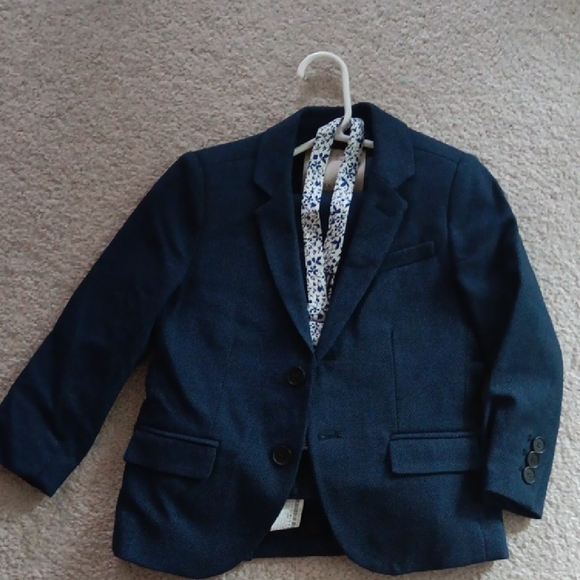 Zara | Matching Sets | Zara Blue And White Matching Blazer Set | Poshmark
